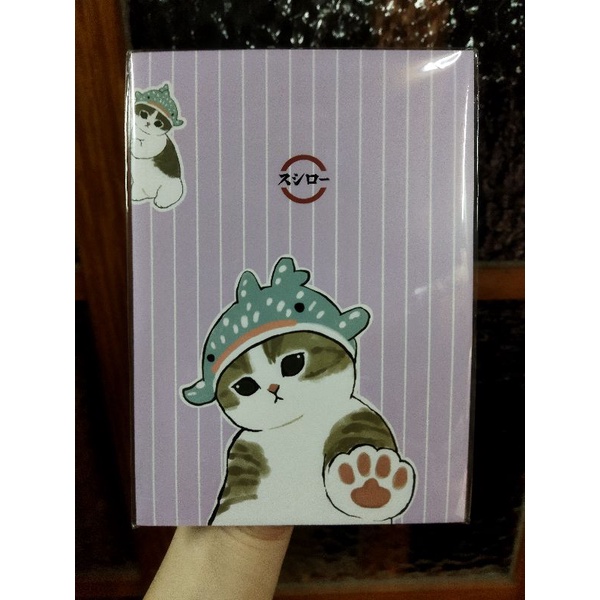 壽司郎 X Mofusand(貓福珊迪)A5橫線筆記本 全新 | 蝦皮購物