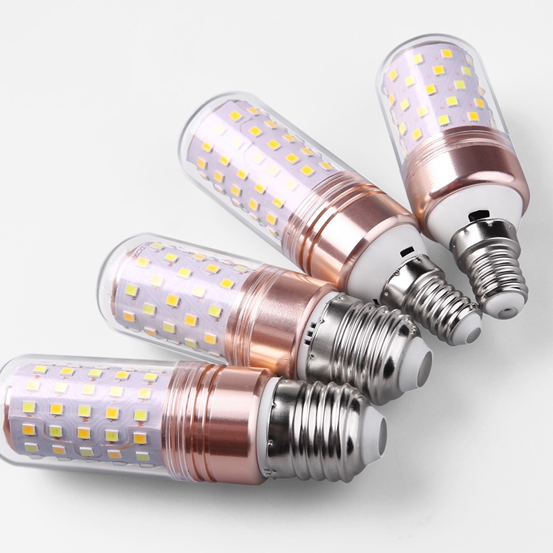 E27 LED燈泡高亮度LED E14 /E27 12W/16W LED燈泡AC 220V枝形吊燈蠟燭燈 | 蝦皮購物