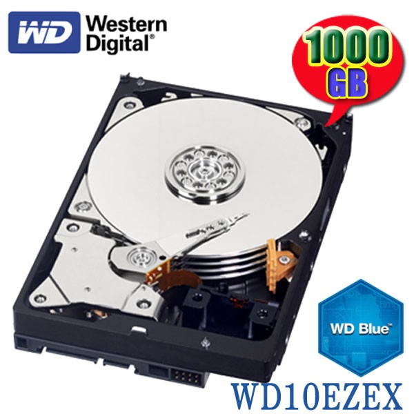 【3CTOWN】全新盒裝 含稅有發票 WD威騰 1T 1TB WD10EZEX 藍標 桌上型硬碟(三年保固) | 蝦皮購物