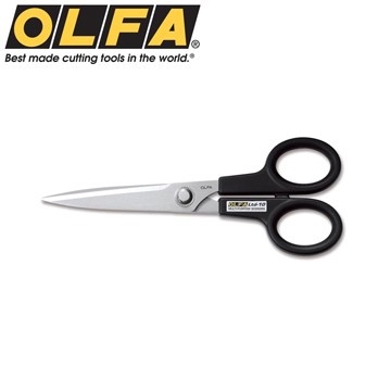 《Hi-Bookstore》OLFA Ltd-10 日本原裝 極致系列 限量版 高品質不鏽鋼 家用型 剪刀 好握好剪 | 蝦皮購物
