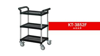 【新零售-經典工作必備車系列】KT-3850G《手推工作車-四層無把手》黑 手推車 推車 工具車 餐車 置物車 | 蝦皮購物