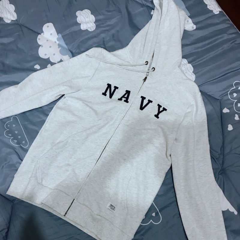 CACO NAVY素面連帽外套（九成新，僅試穿） | 蝦皮購物