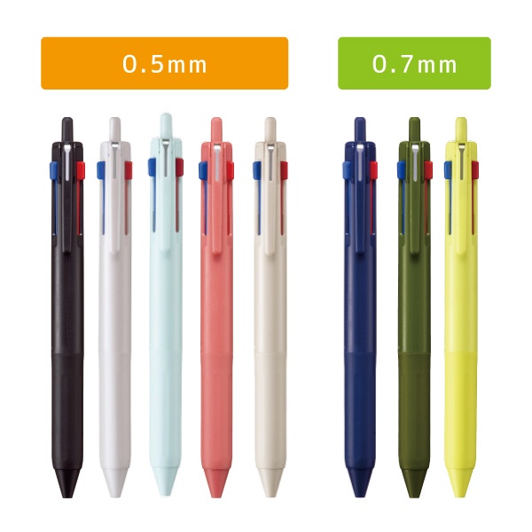 【STU】UNI JETSTREAM 三色溜溜筆 滑順像飆車 速乾不甩尾 SXE350705/07 0.5/0.7 | 蝦皮購物