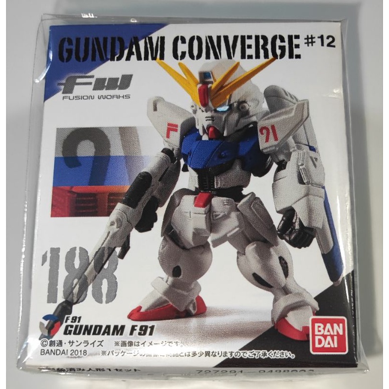 小飛俠公仔店 日版全新現貨 FW鋼彈 FW GUNDAM CONVERGE #12彈 188號鋼彈F91 | 蝦皮購物