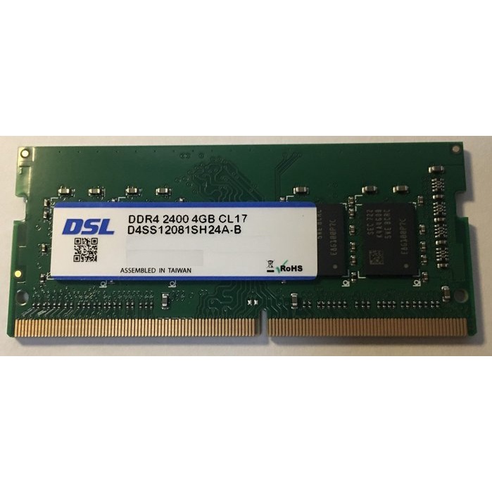 [DDR4-2400] Samsung 顆粒，全新品 終生保固 記憶體 4GB 4G 筆電 SO-DIMM DDR4 | 蝦皮購物