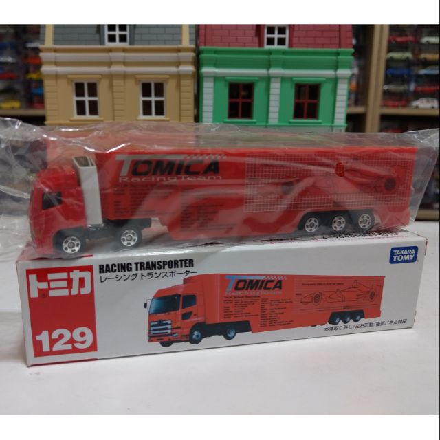 Tomica 129 Racing Transporter Truck 紅色 貨櫃車 長車 貨車 | 蝦皮購物