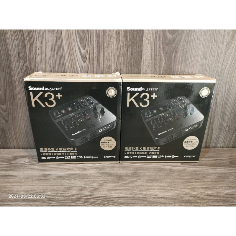 兩組 K3+ Creative SOUND BLASTER 直播聲卡 音效卡 | 蝦皮購物