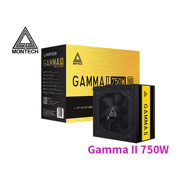 Montech 君主 Gamma II 750W 金牌 電源供應器 | 蝦皮購物