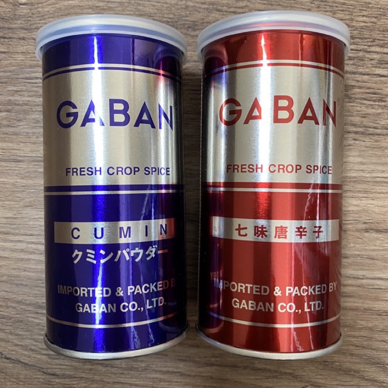 | 現貨+預購 |日本 GABAN 七味唐辛子 辣椒粉100g /孜然粉65g 蒙古料理 肉串 醃肉 クミン | 蝦皮購物
