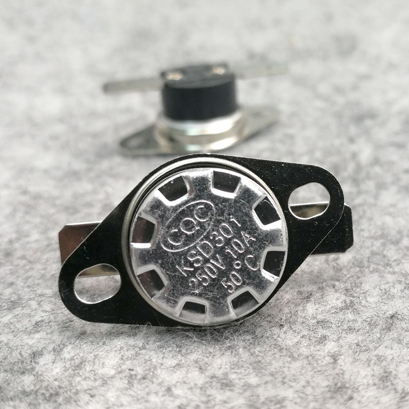2 pcs KSD301 10A 250V NC 常閉/常開熱切斷開關 0 45 95 100 115 125 145 | 蝦皮購物