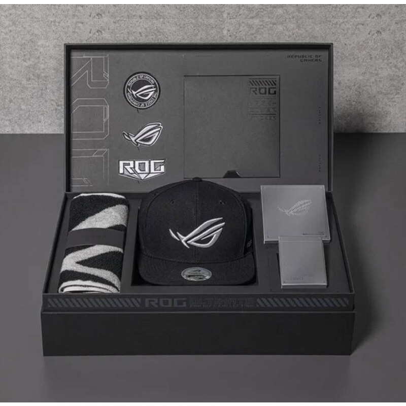 ASUS ROG Phone 5 Ultimate 信仰 boxset 禮物盒 周邊 禮盒 帽子 毛巾 撲克牌 | 蝦皮購物