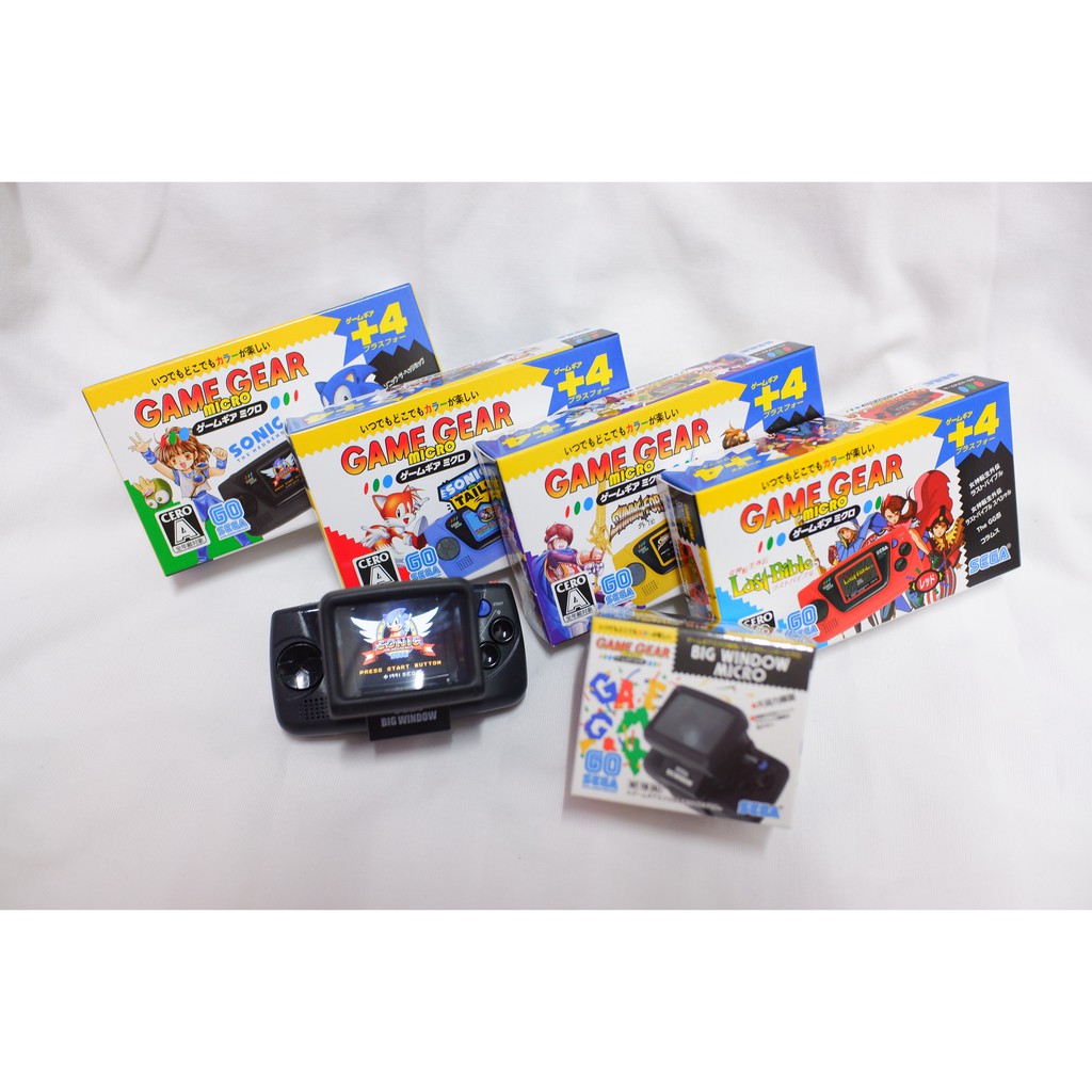 【全新】SEGA Game Gear Micro 遊戲主機 / 特典 BIG WINDOW Micro | 蝦皮購物