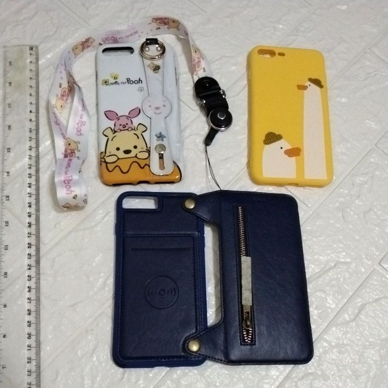 全新 現貨 iPhone 7p 8p 手機殼 保護 安全 套 殼 包 磁吸 車載 維尼 小豬 鵝 鵝鵝 掀蓋 手機 皮套 | 蝦皮購物