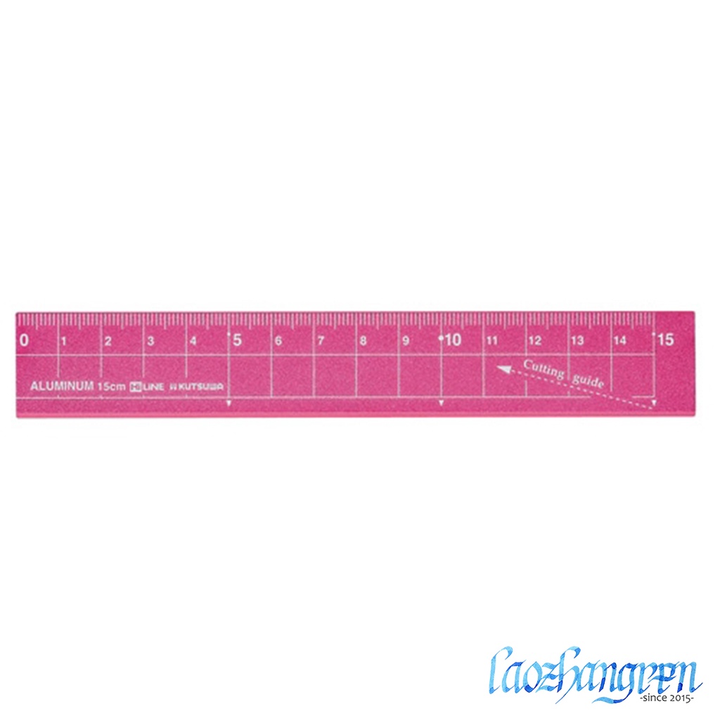 【老帳仁】KUTSUWA 鋁製切割直尺 15cm 30cm - 日本文具 超薄型 直尺 尺規 定規 裁切 鋁尺 輕 | 蝦皮購物