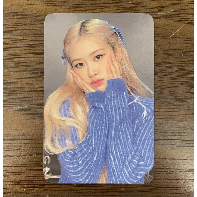 韓流特快車 ️現貨 k4 特典 小卡 BLACKPINK ROSE FIRST SINGLE ALBUM -R-單曲專輯 | 蝦皮購物