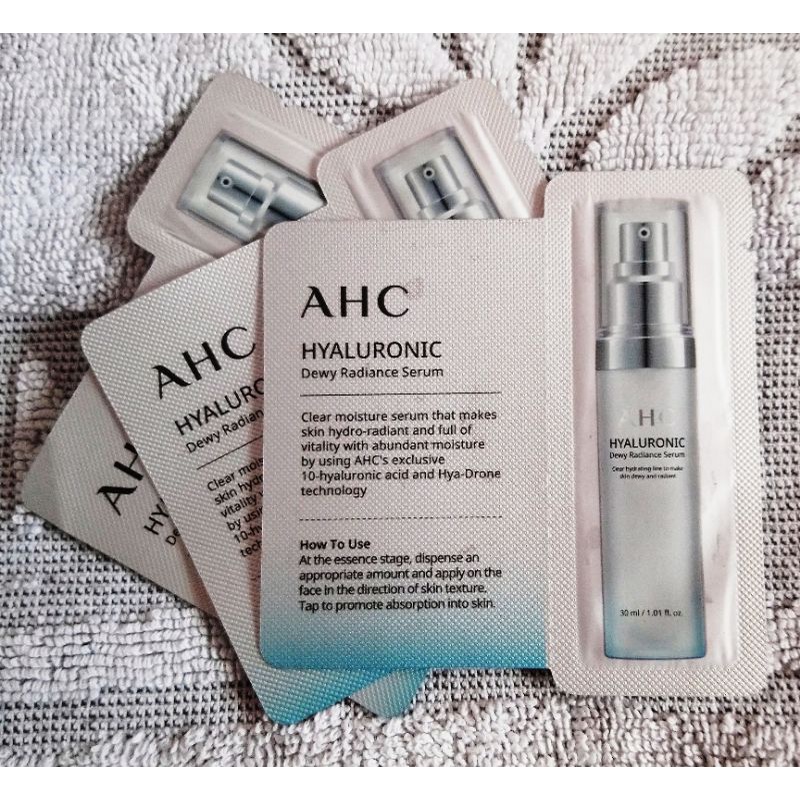 【全新】AHC 超能玻尿酸保濕肌亮精華 1ml-體驗包．保存期限2024年 | 蝦皮購物
