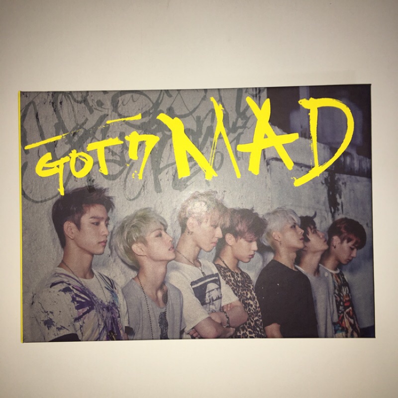 GOT7第四張迷你專輯-「Mad」(韓國進口橫式版) | 蝦皮購物
