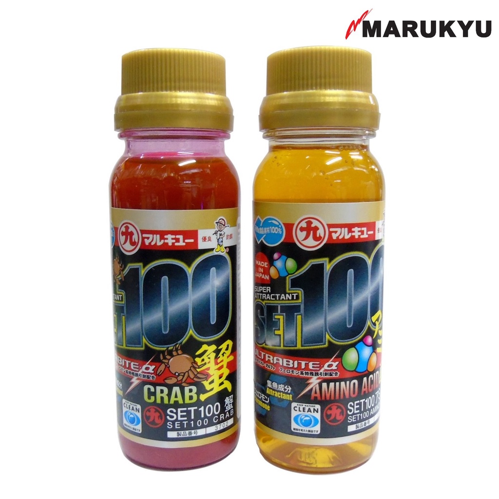 源豐釣具 MARUKYU 丸九 SET100 集魚液 胺基酸 氨基酸 螃蟹 誘餌添加劑 添加液 集魚劑 萬能餌 | 蝦皮購物