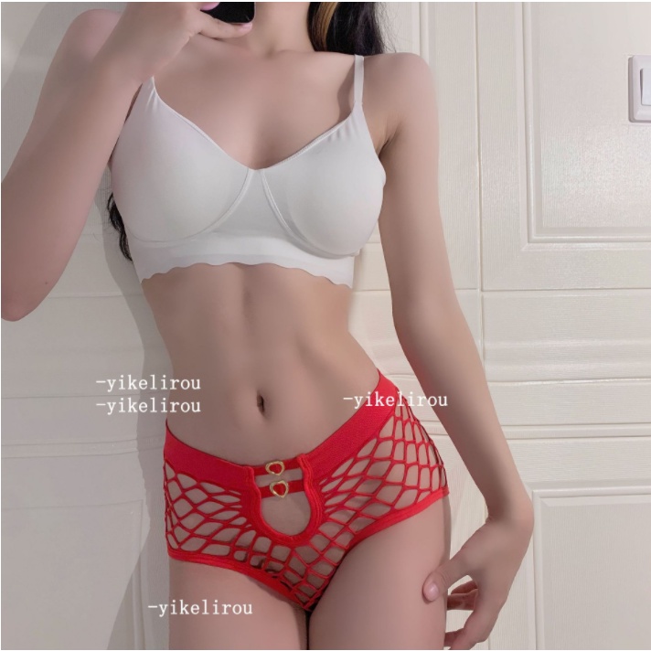 【台灣現貨】 JS TB11 性感 鏤空 網狀 漁網 中腰 三角褲 內褲 底褲 情趣內褲 網紅小妖姬款(天使戀人著衣館) | 蝦皮購物