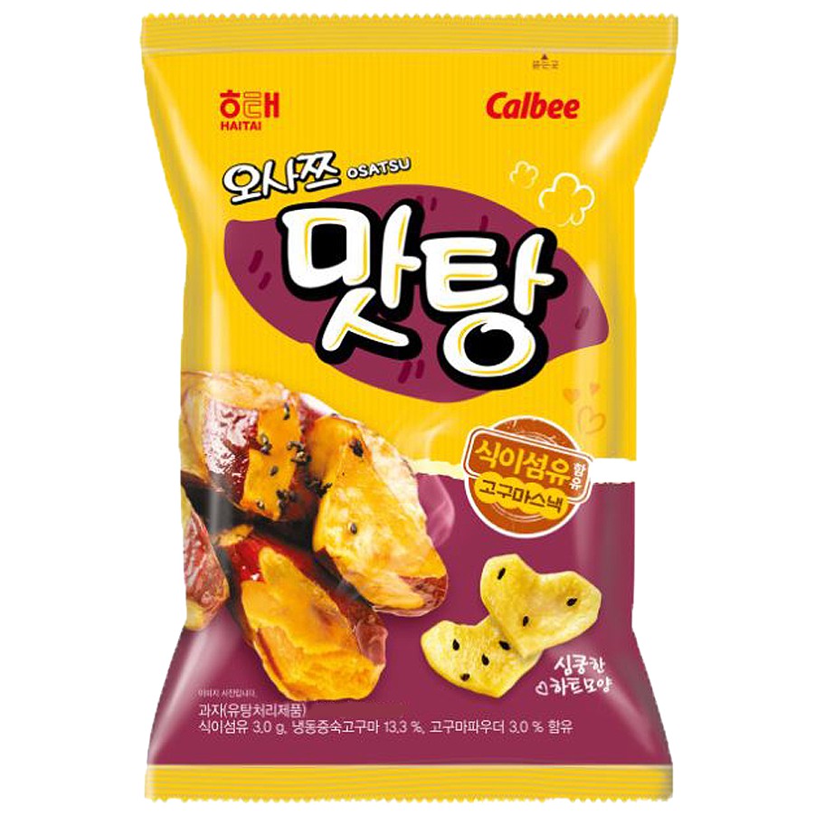Chara 微百貨 》 韓國 HAITIA Calbee 海太 番薯 餅乾 脆片 60g 薯餅 薯片 地瓜 拔絲 | 蝦皮購物