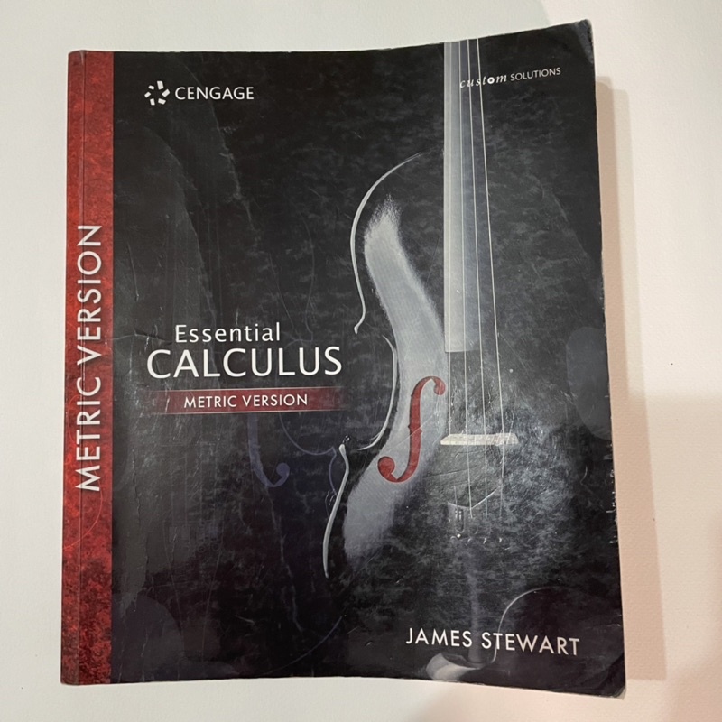 二手原文書 Cengage Essential Calculus Metric version | 蝦皮購物