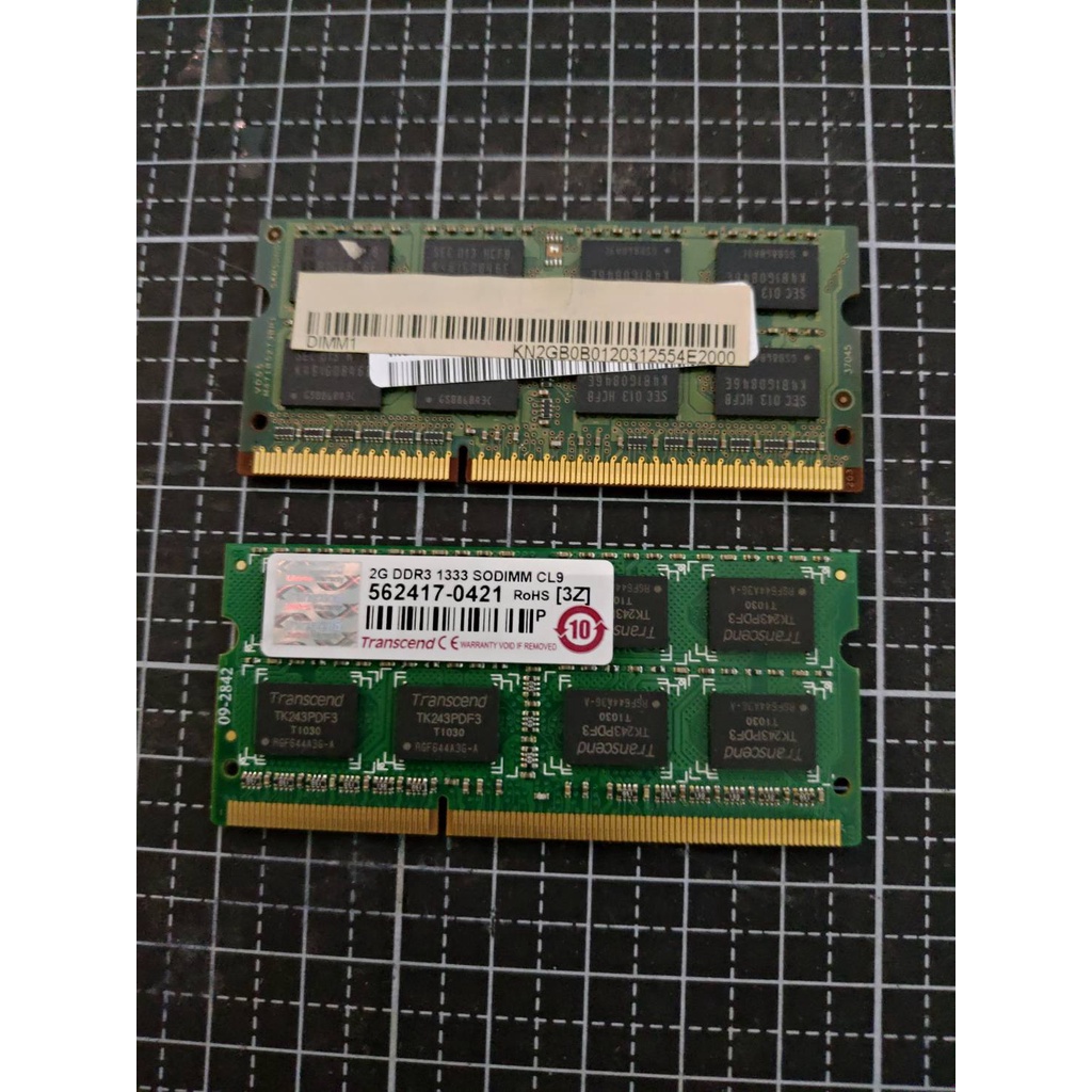 二手 創見 Ddr3 1333 2g Pc3 10600s （b4）筆電記憶體 Ram 【原廠終身保固】 蝦皮購物