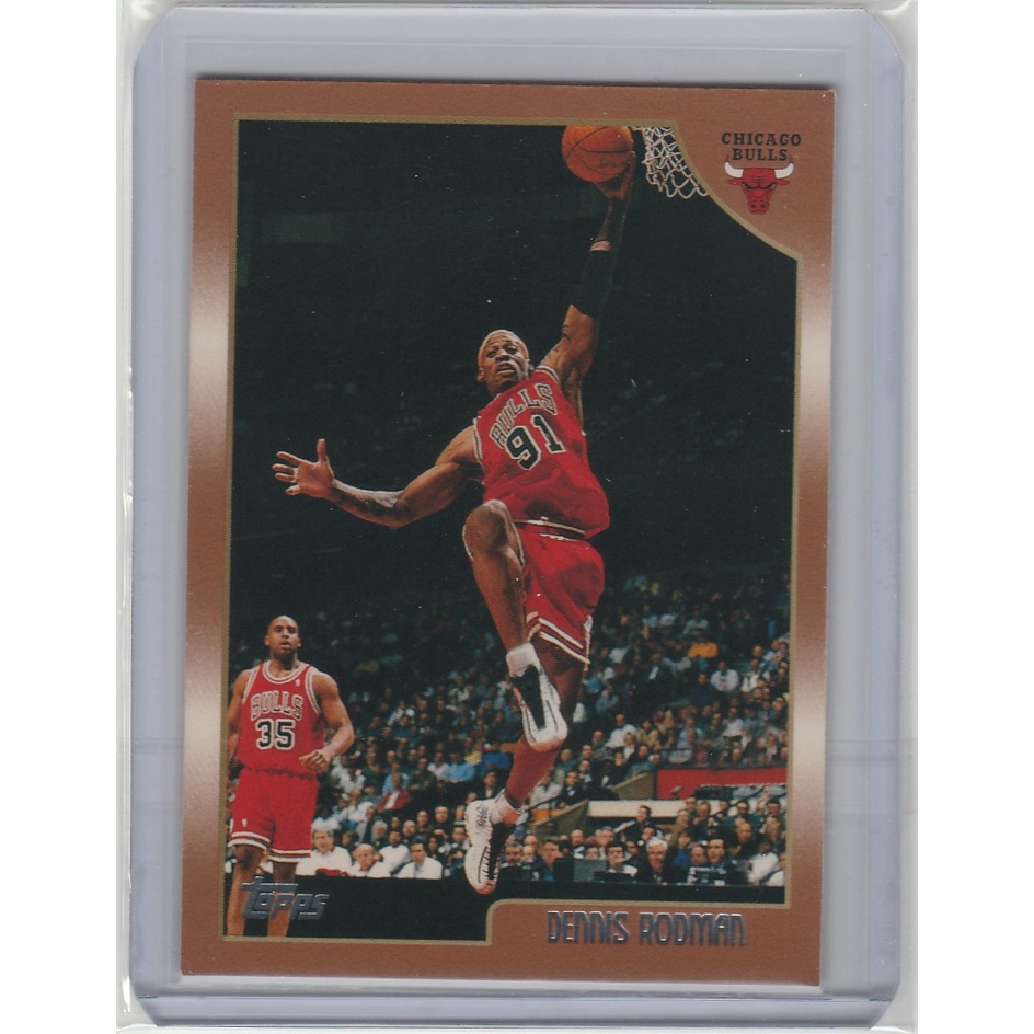 1/21 更新NBA 球員卡 DENNIS RODMAN 小蟲 羅德曼 絕版 老卡 METAL TOPPS SKYBOX | 蝦皮購物