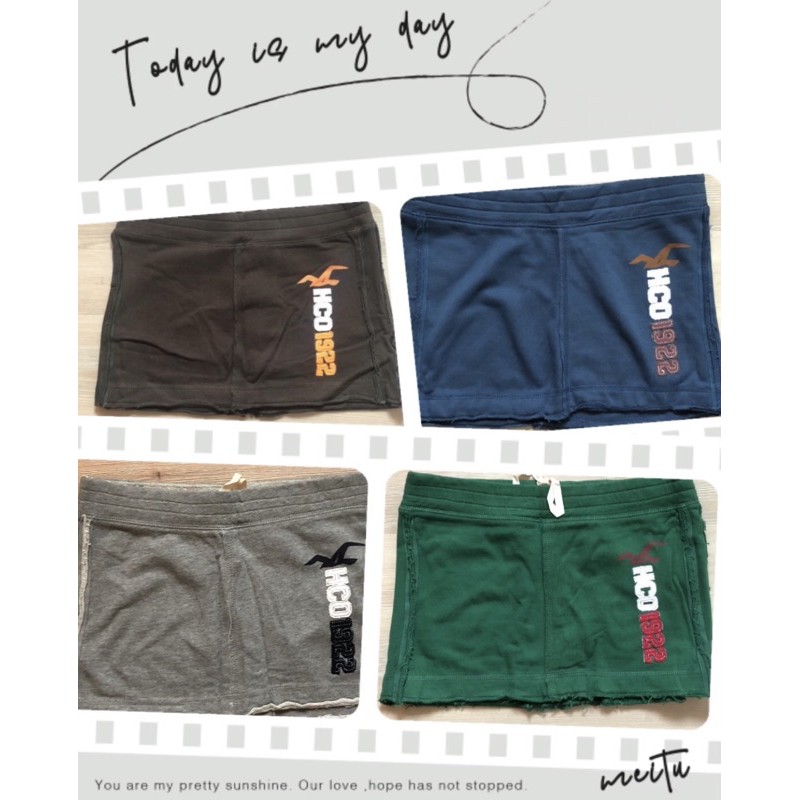 【HOLLISTER】仿舊 #低腰 #運動休閒 #短裙 #M HCO 1922 | 蝦皮購物