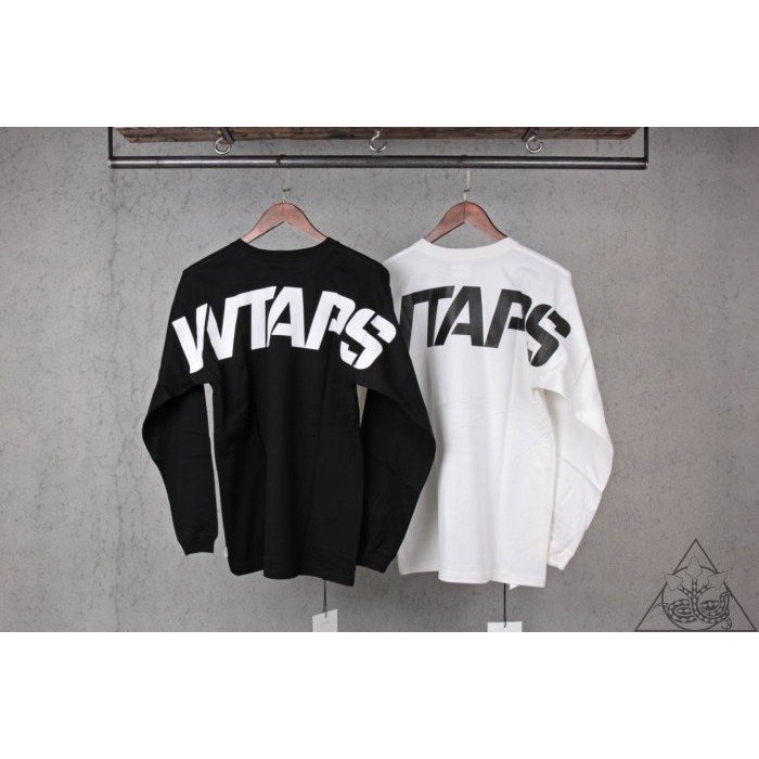 【HYDRA】Wtaps Stencil L/S Tee 大Logo 膠印 字體 長袖【WTS131】 | 蝦皮購物
