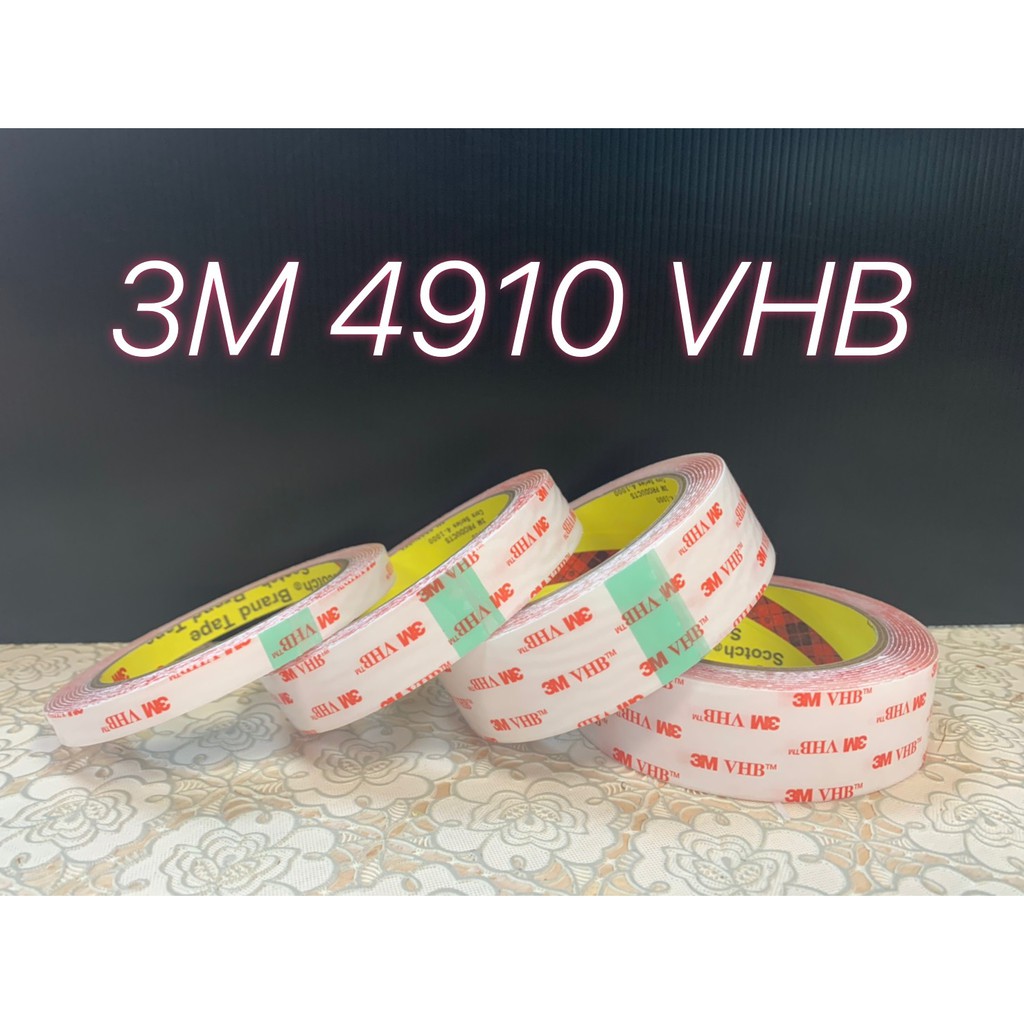 (現貨 )3M 4910 VHB ★壓克力玻璃專用★ 3米長 雙面膠帶 果凍膠 水晶膠 雙面泡棉 雙面膠 泡棉膠 | 蝦皮購物
