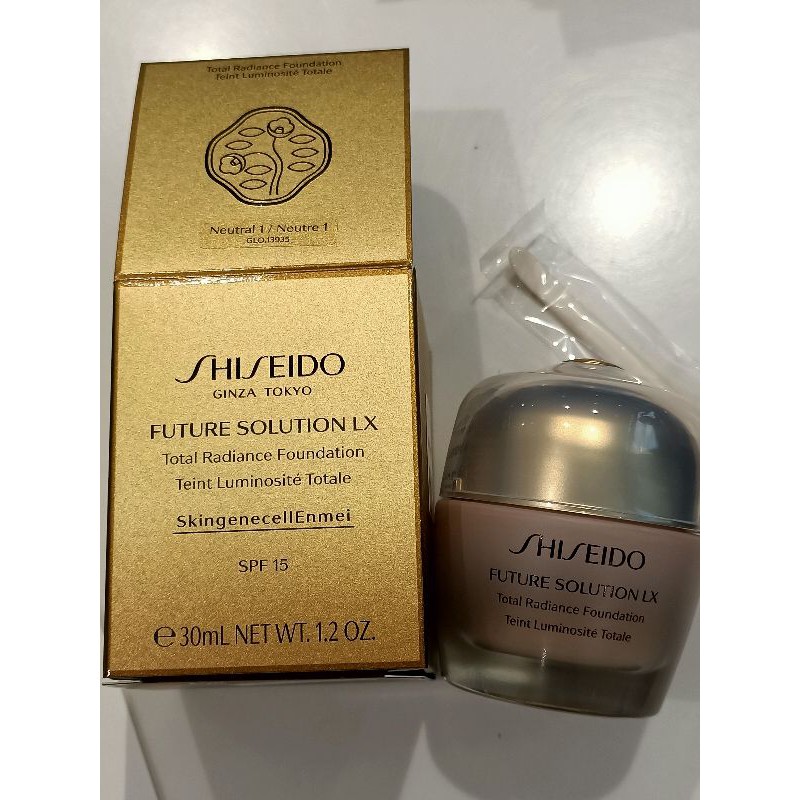 專櫃正品 資生堂 時空琉璃LX極上禦藏 光羽紗粉霜SPF15 30ml 特價代購 | 蝦皮購物