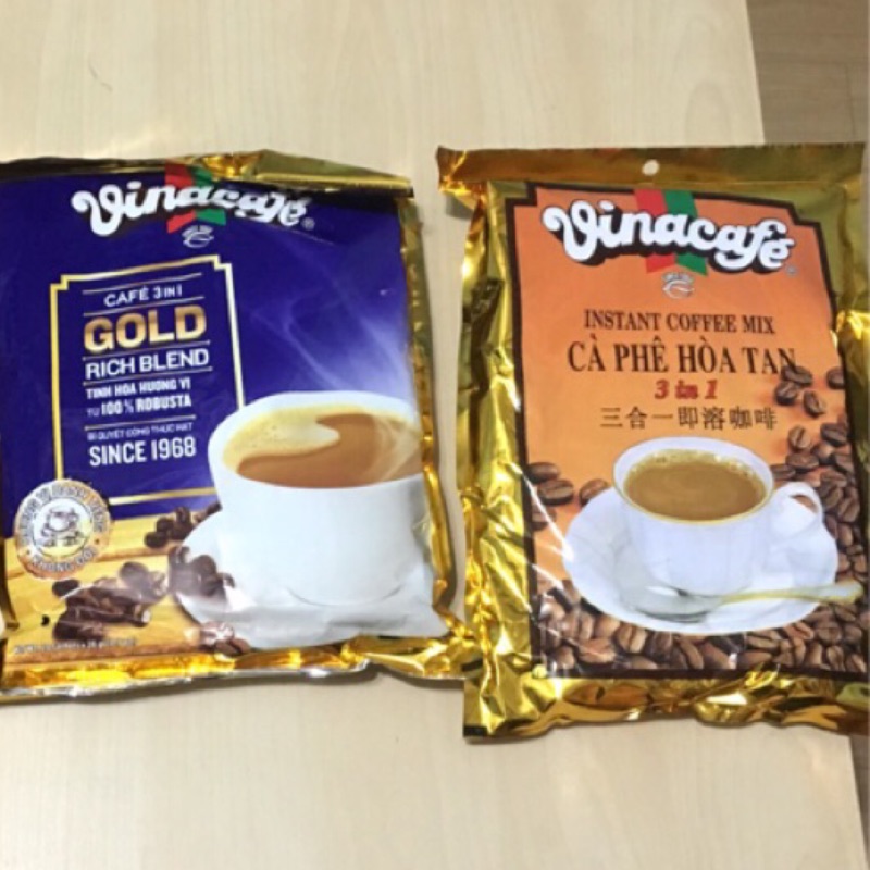 171 新版越南咖啡VINA CAFE金色/藍色20g*20包 威拿 vinacoffee 新版24入 三合一即溶咖啡 | 蝦皮購物