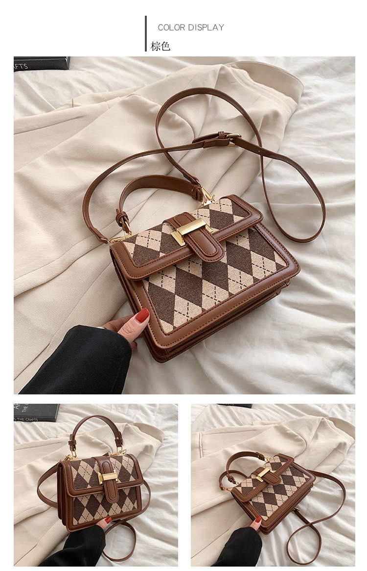 半生現貨 菱格紋晚宴編織小方包 法式氣質雙背手提包腋下包斜背包側背包肩背包女生閨蜜女友生日 情人節 禮物 送女友 | 蝦皮購物
