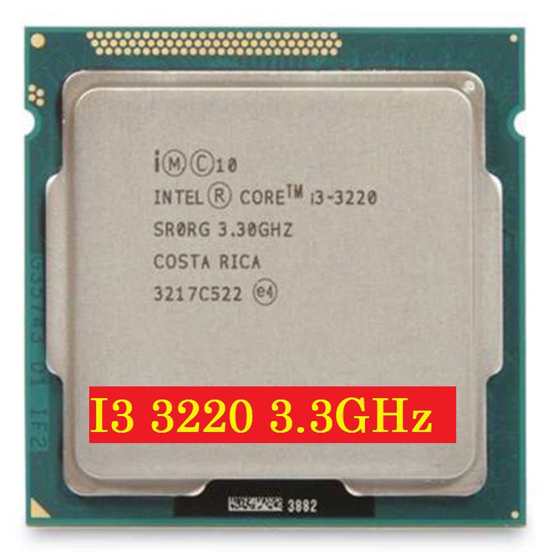 英特爾 CPU Core I3 3220 處理器芯片 (2 核 -4 線程) 進口優質 | 蝦皮購物