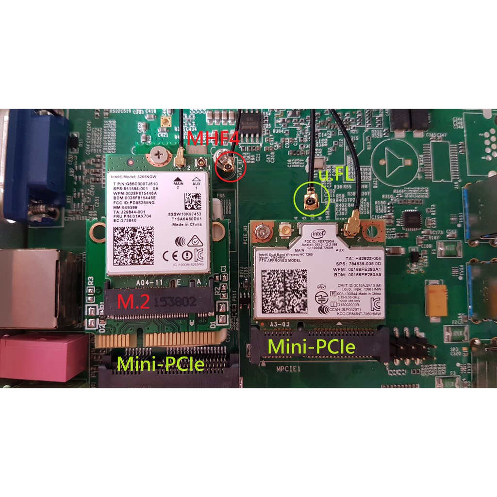 Intel AC8260 + M.2轉mini-PCIe轉接板 | 蝦皮購物