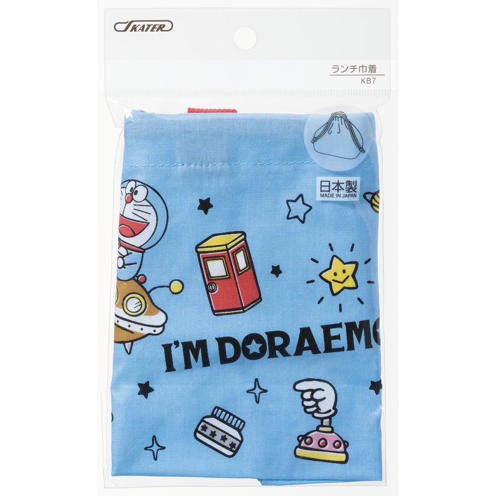 ☆案內批發☆24入P220 日貨 559655 Skater KB7 哆啦a夢束口手提袋100%純綿便當袋野餐袋2.5L | 蝦皮購物