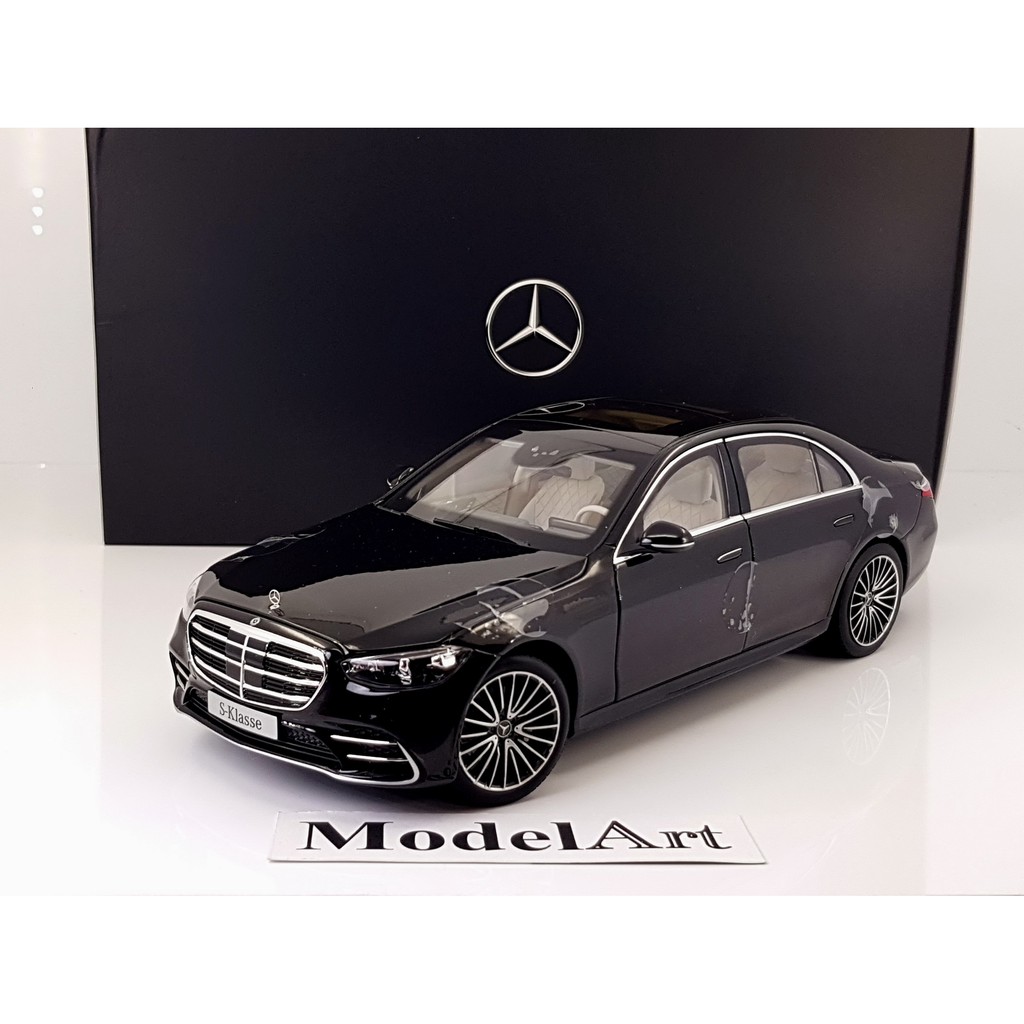 【模型車藝】1:18 賓士原廠Norev Mercedes-Benz S-Class 2020(W223/V223)黑 | 蝦皮購物