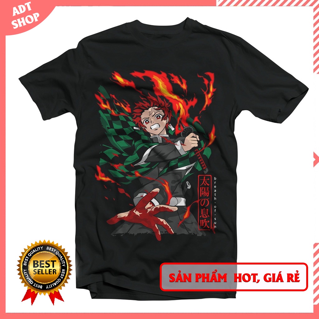 獨特而美麗的 Kimetsu NO YAIBA TANJIRO BREATH OF SUN ANIME T 恤 | 蝦皮購物