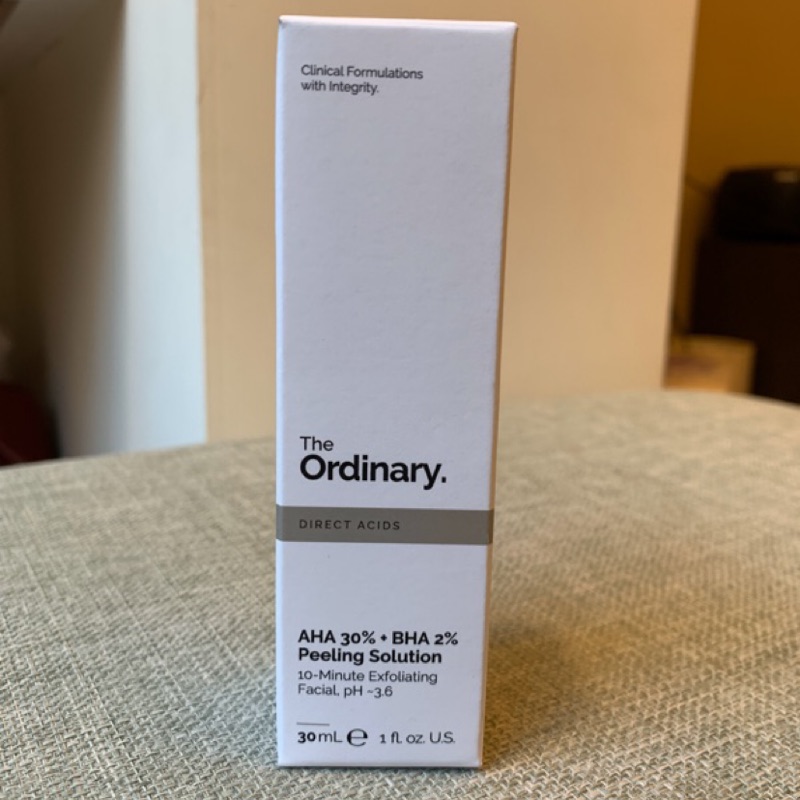 《全新現貨》The ordinary AHA 30% + BHA 2% Peeling Solution 煥膚面膜 | 蝦皮購物