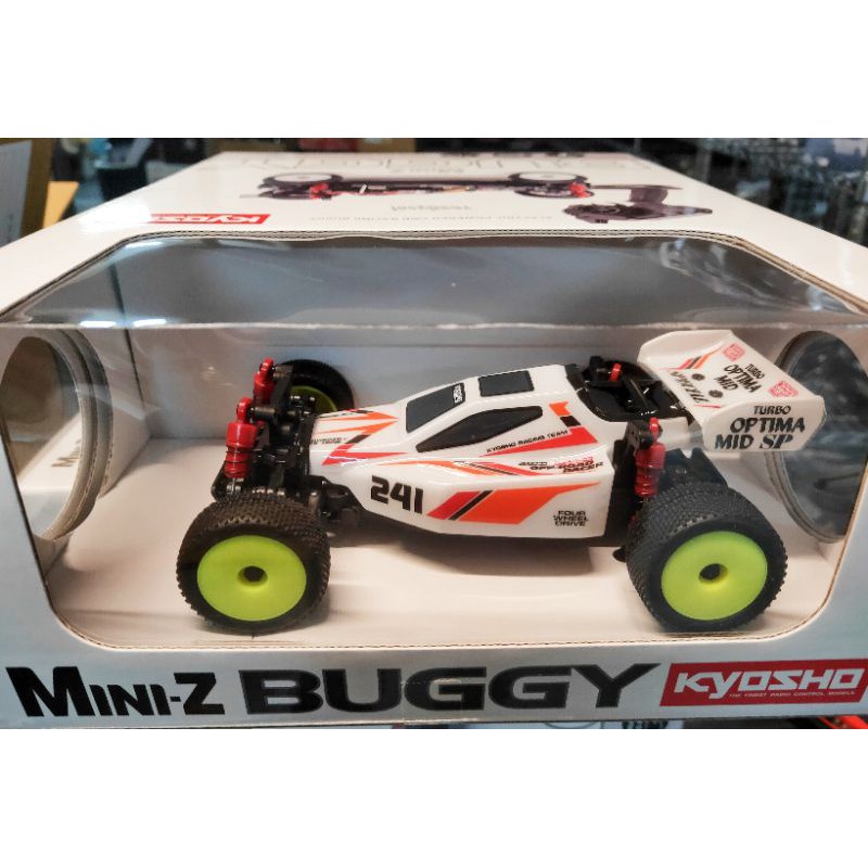 KYOSHO MINI-Z Buggy 中置千里馬 白色1/24TURBO OPTIMA Mid RTR(32095W) | 蝦皮購物