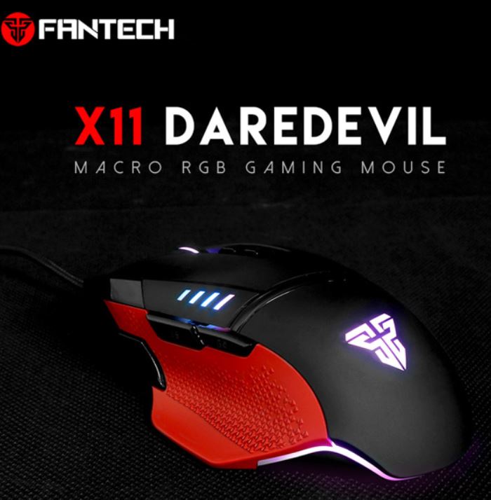 (芯鈊3C）FANTECH X11 DAREDEVIL RGB燈效/8自訂鍵/有線專業電競遊戲滑鼠 | 蝦皮購物