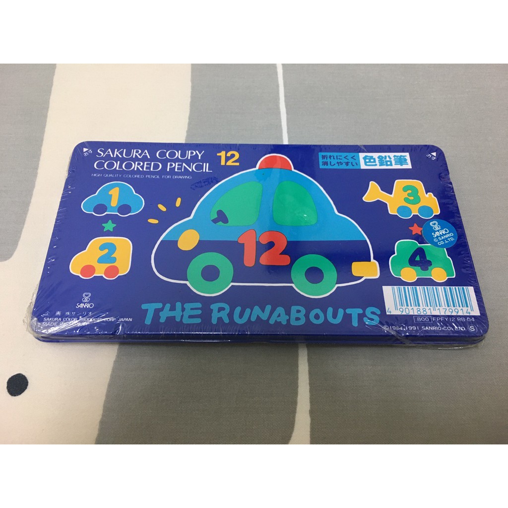 ＜采芳小舖＞The Runabouts,小汽車,Sanrio,三麗鷗,1991 色鉛筆 | 蝦皮購物