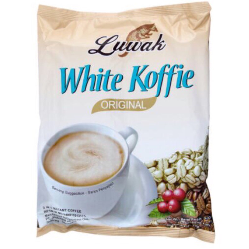 Luwak White Coffee Rasa Original Kopi Instant 麝香貓三合一 印尼咖啡 | 蝦皮購物