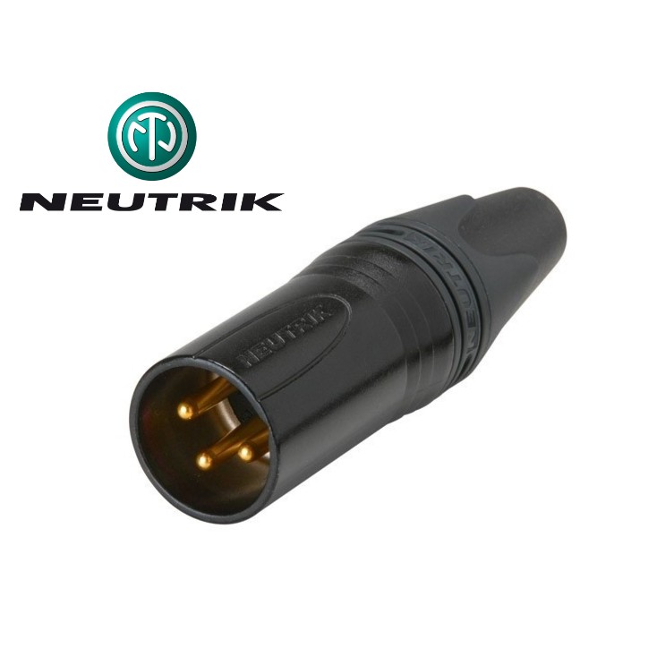 【接頭】Neutrik NC3MXX-B 公 麥克風接頭 平衡接頭 三芯 卡農 鍍金黑 | 蝦皮購物