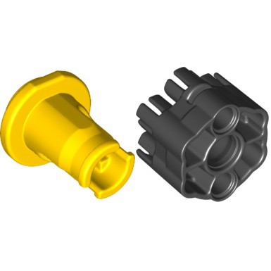 磚家 LEGO 樂高 黑色 Projectile Launcher 砲筒 黃色 發射器 1組 18588 18587 | 蝦皮購物