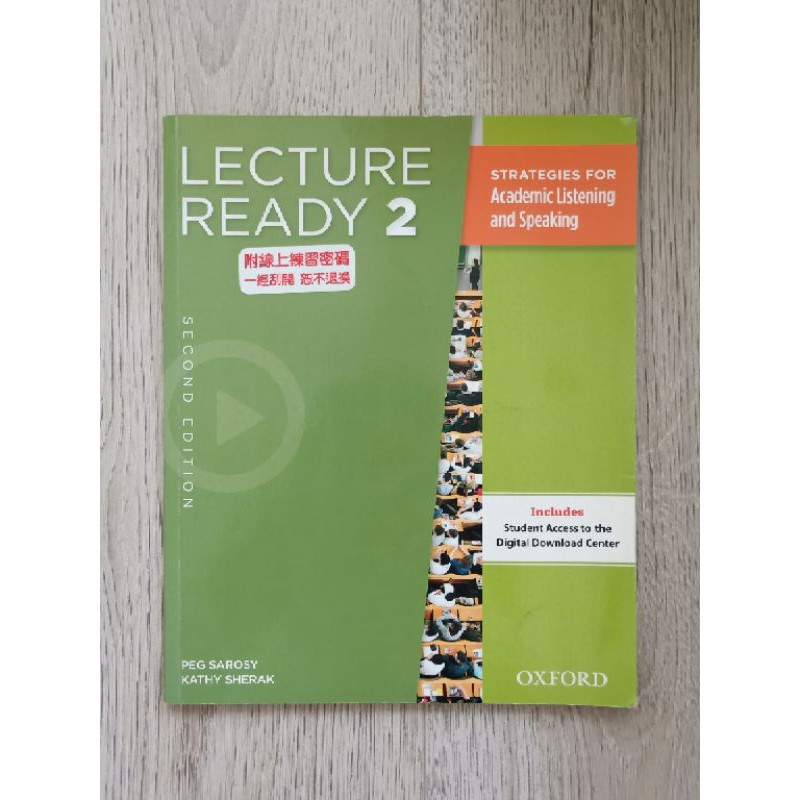 Lecture Ready 2 Student Book 2/e 英文聽講 二手教科書 | 蝦皮購物