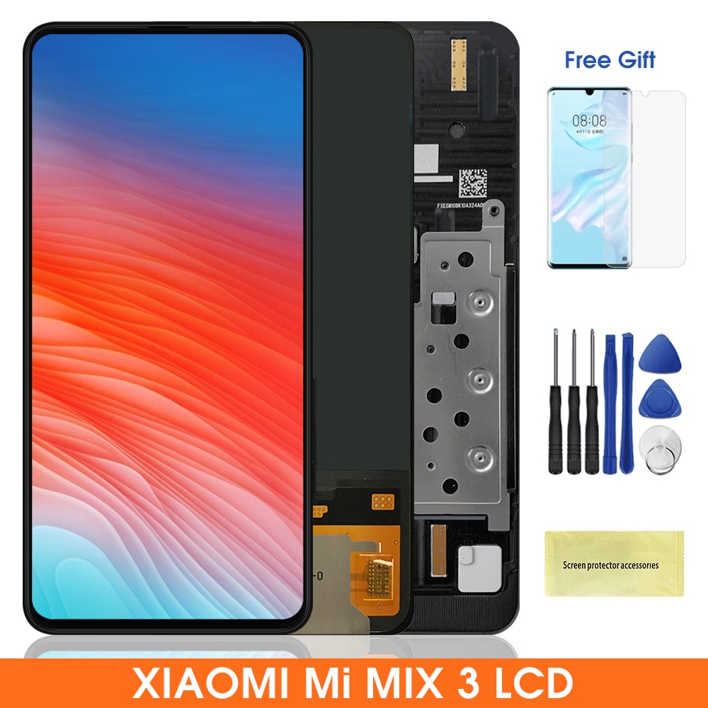 適用於Xiaomi Mi Mix 3 Mix3 螢幕 總成 液晶屏 換螢幕 修理螢幕 不顯示 破碎 維修 更換 | 蝦皮購物