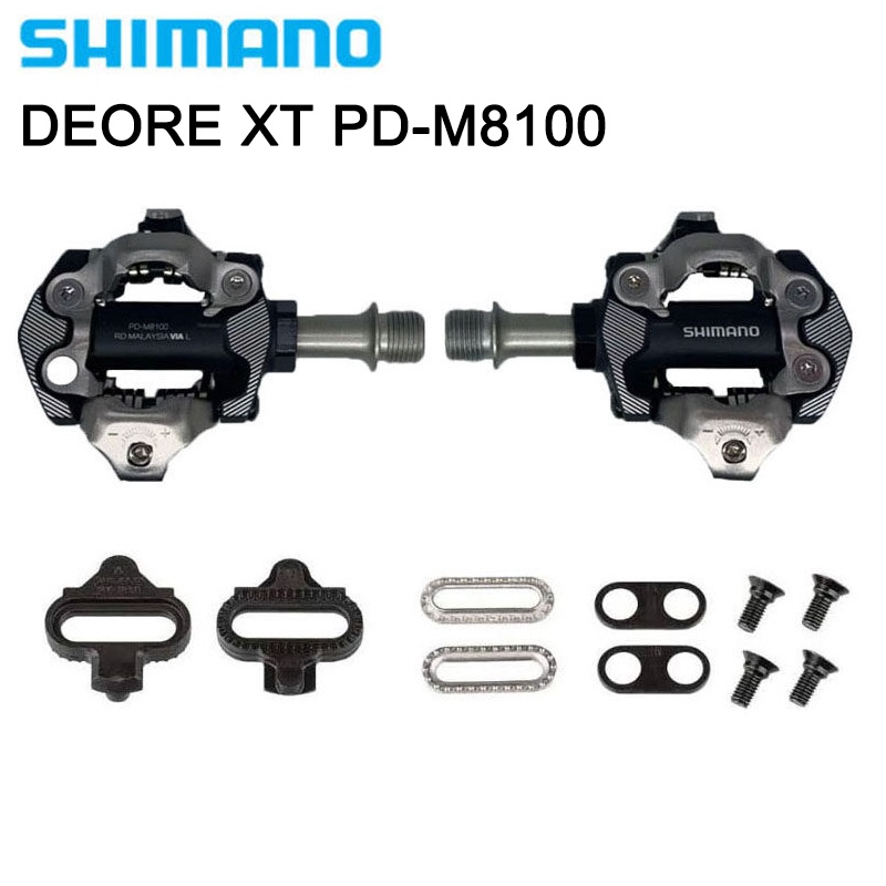 Shimano 新 DEORE XT PD-M8000 M8100 M8020 自锁 SPD 踏板 MTB山地自行车零件 | 蝦皮購物