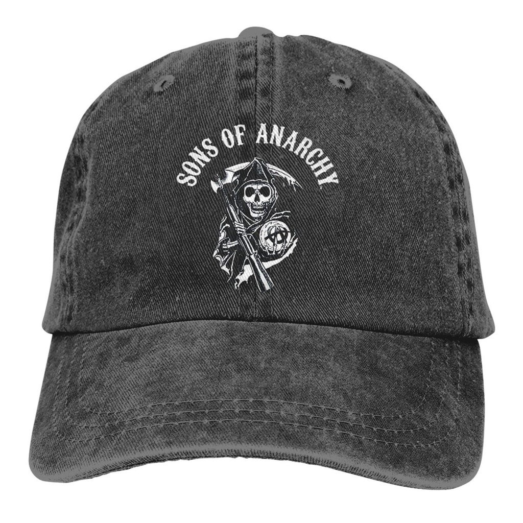 韓式仿舊 Snapback Cap Motif Tulisan Graphic Sons Of Anarchy Juvy | 蝦皮購物