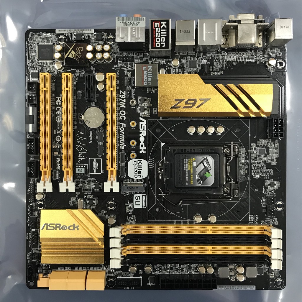 ASROCK Z97-M OC Formula LGA1150 主機板 | 蝦皮購物